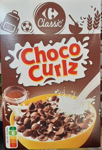 CARREFOUR CLASSIC CHOCO CURLZ : análisis y opiniones | OCU