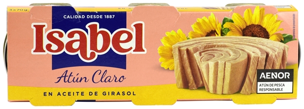 ISABEL ATÚN CLARO EN ACEITE DE GIRASOL: todos los detalles y precio