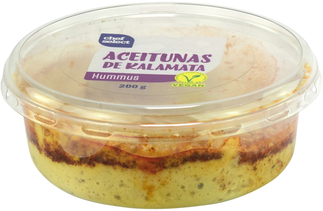 Valor nutricional de CHEF SELECT (LIDL) HUMMUS ACEITUNAS DE KALAMATA | OCU