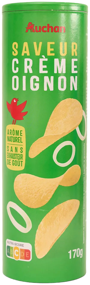 Características de AUCHAN (ALCAMPO) Saveur crème oignon