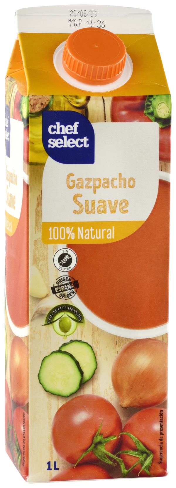 CHEF SELECT (LIDL) GAZPACHO SUAVE : análisis y opiniones | OCU