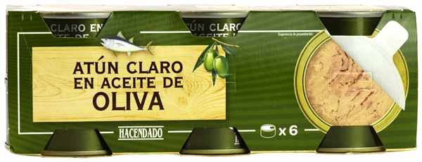HACENDADO (MERCADONA) ATÚN CLARO EN ACEITE DE OLIVA | OCU