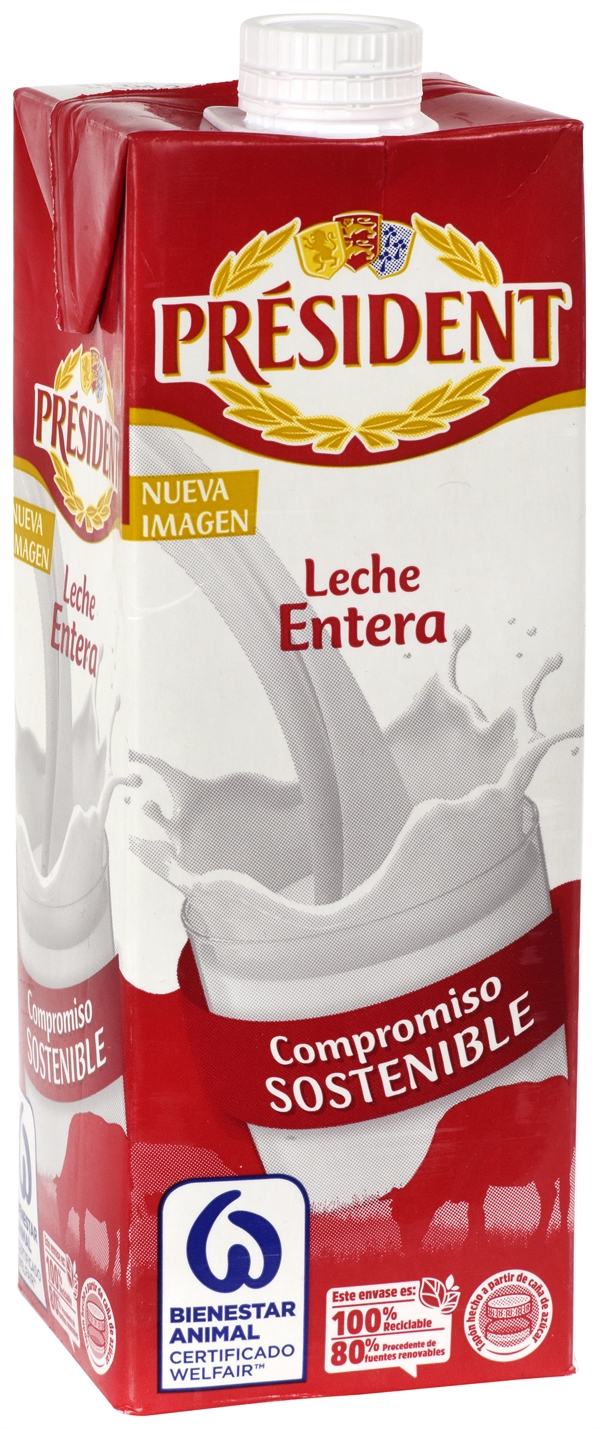 PRÉSIDENT LECHE ENTERA UHT : análisis y opiniones | OCU