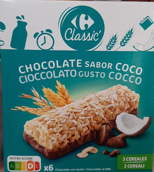 CARREFOUR CLASSIC CHOCOLATE SABOR COCO : análisis y opiniones | OCU