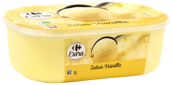 CARREFOUR EXTRA HELADO SABOR VAINILLA. NO LACTOSA. | OCU