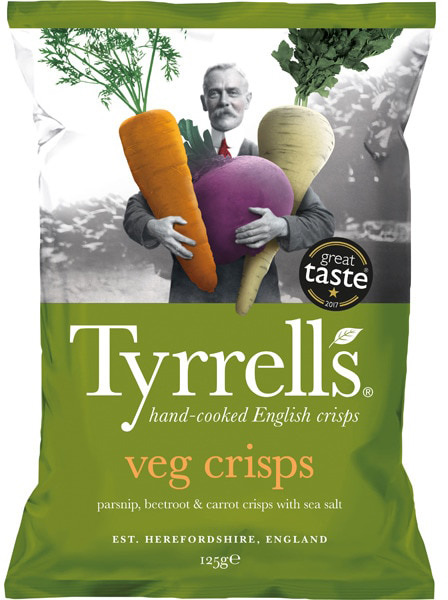 Características de TYRRELL'S Veg crisps