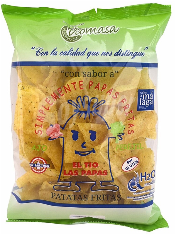 Características de EL TIO LAS PAPAS Patatas fritas con sabor ajo y perejil