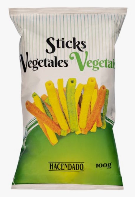 Características de HACENDADO (MERCADONA) STICKS VEGETALES