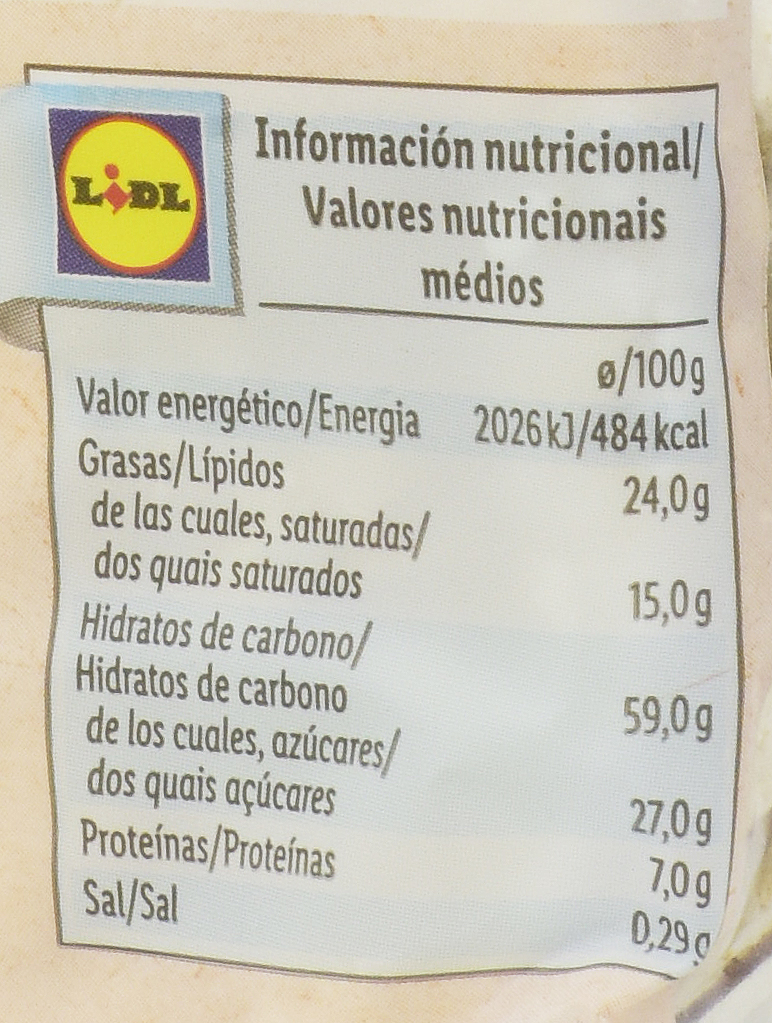 Tortita de cereales SONDEY BIO ORGANIC (LIDL) TORTITA DE ARROZ CON COCO ...