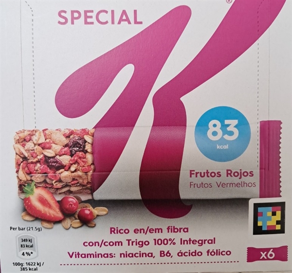 KELLOGG'S SPECIAL K FRUTOS ROJOS : análisis y opiniones | OCU