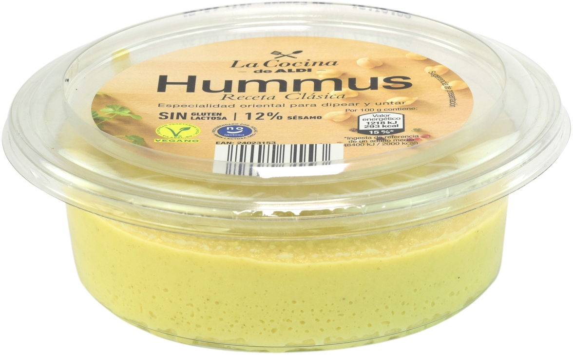 Valor nutricional de LA COCINA DE ALDI HUMMUS RECETA CLÁSICA | OCU