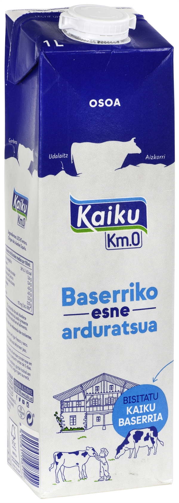 KAIKU LECHE ENTERA UHT : análisis y opiniones | OCU