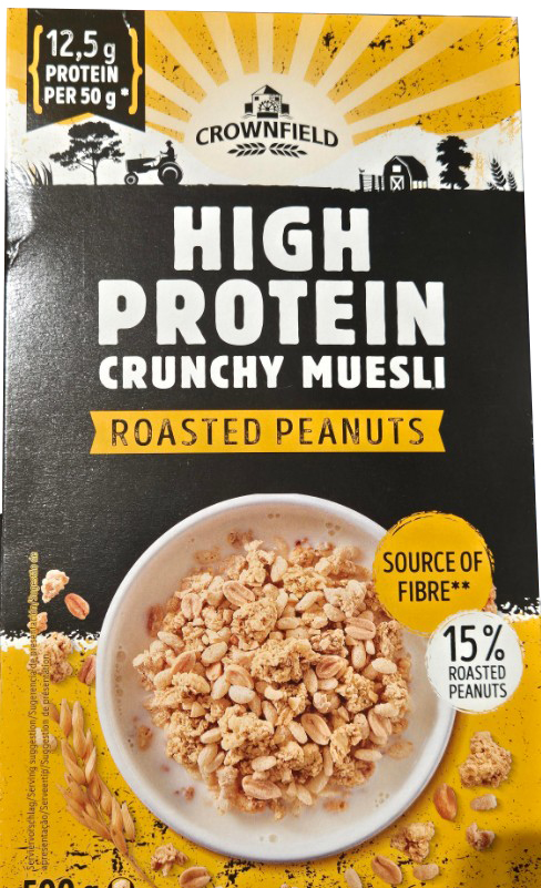 CROWNFIELD (LIDL) HIGH PROTEIN MUESLI CRUNCHY : análisis y opiniones | OCU