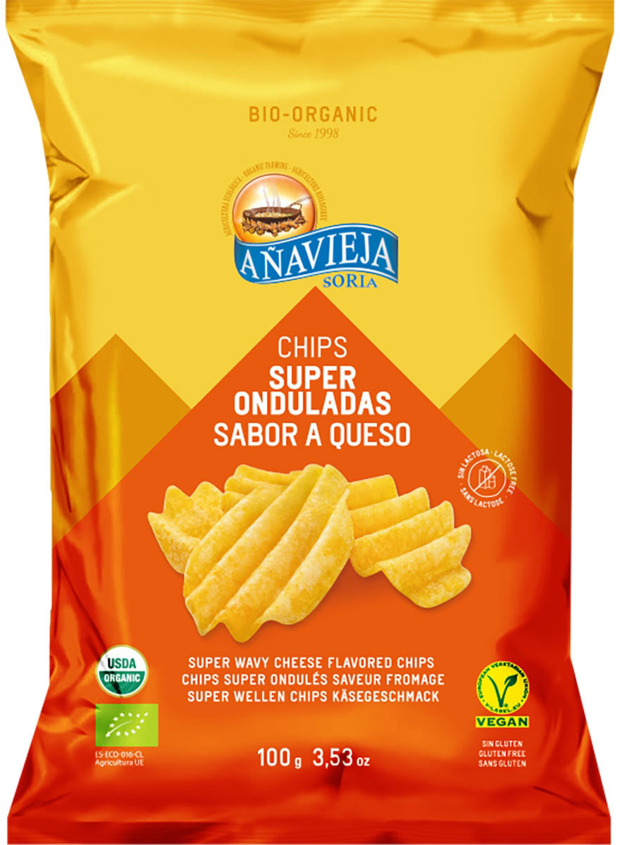 Características de AÑAVIEJA Chips super onduladas sabor queso