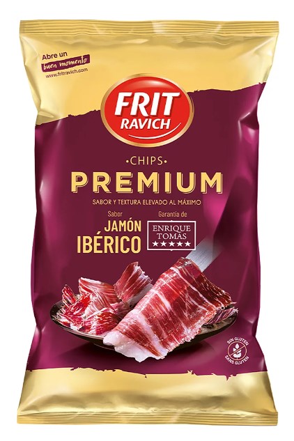 Características de FRIT RAVICH PREMIUM CHIPS SABOR JAMÓN IBÉRICO