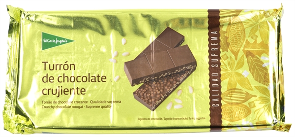 EL CORTE INGLÉS TURRÓN DE CHOCOLATE CRUJIENTE : análisis y opiniones | OCU