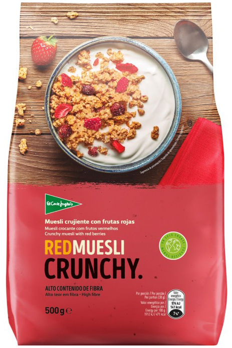 EL CORTE INGLÉS RED MUESLI CRUNCHY : análisis y opiniones | OCU