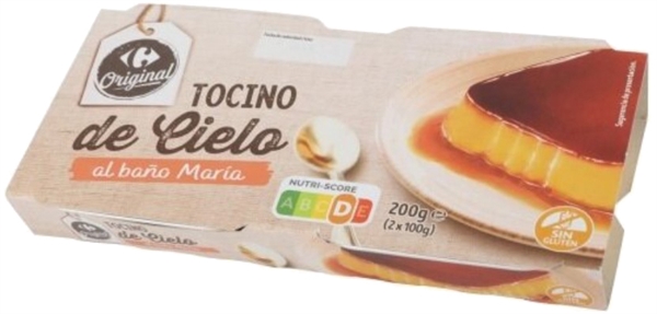 Postre lácteo CARREFOUR ORIGINAL TOCINO DE CIELO AL BAÑO MARÍA: todos ...